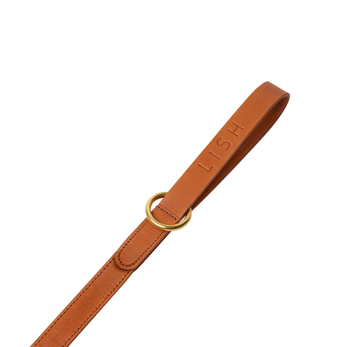 Coopers Butter Brown Leather Luxury Designer Dog Lead | LISH