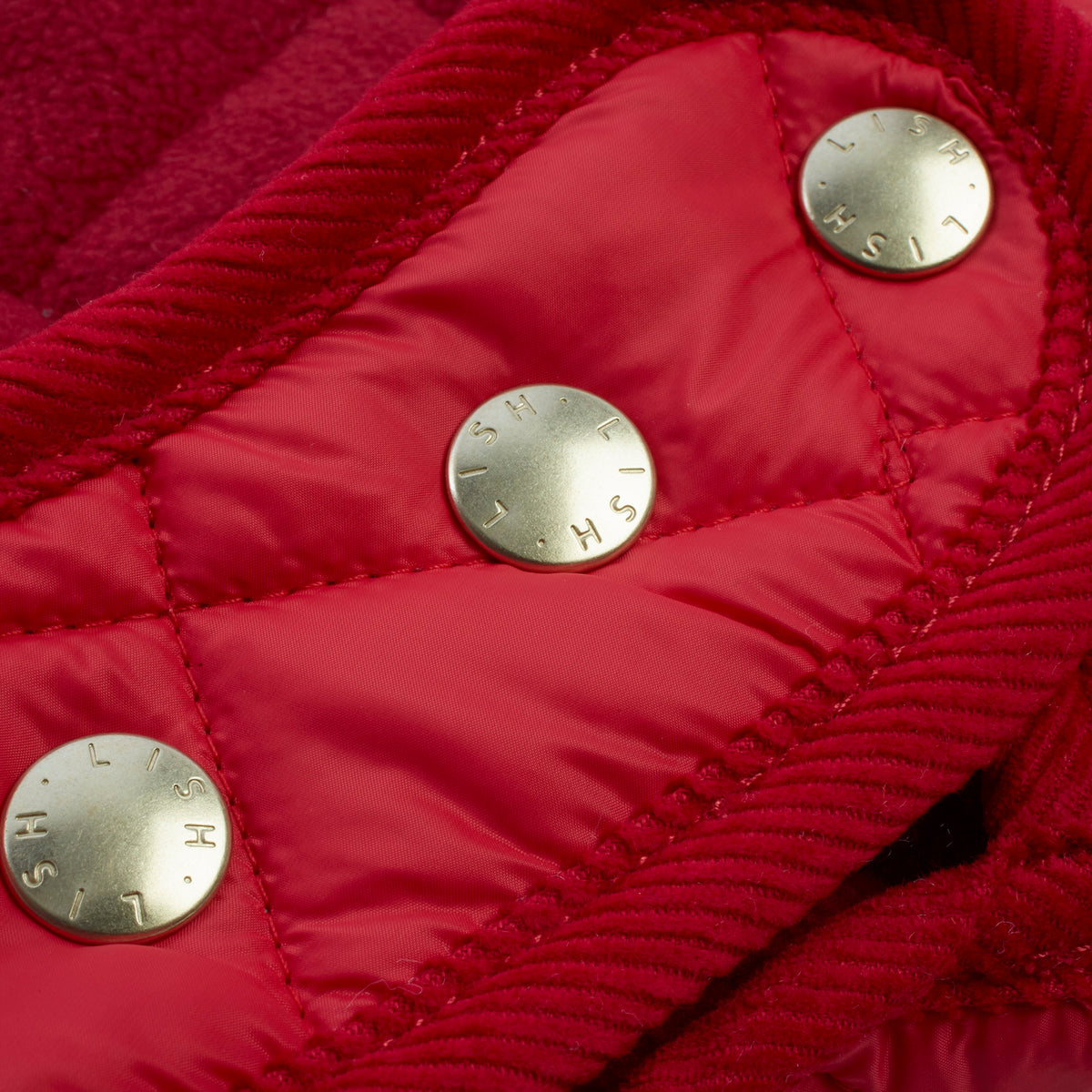 Red Quilted Luxury Dog Coat | quilted designer dog coat made in England ...